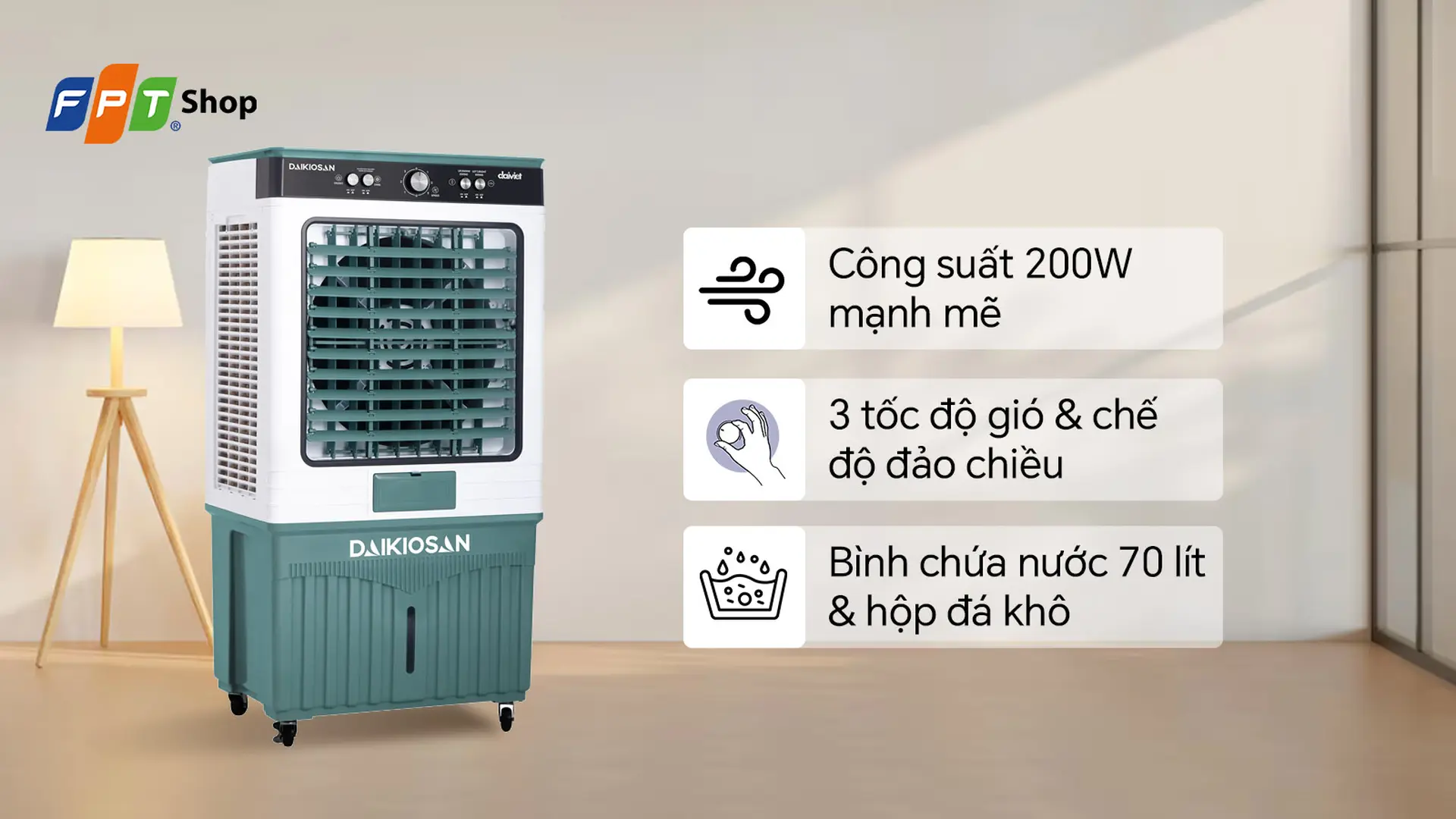 Quạt điều hòa Daikiosan DM116 | Chính hãng, giá tốt nhất