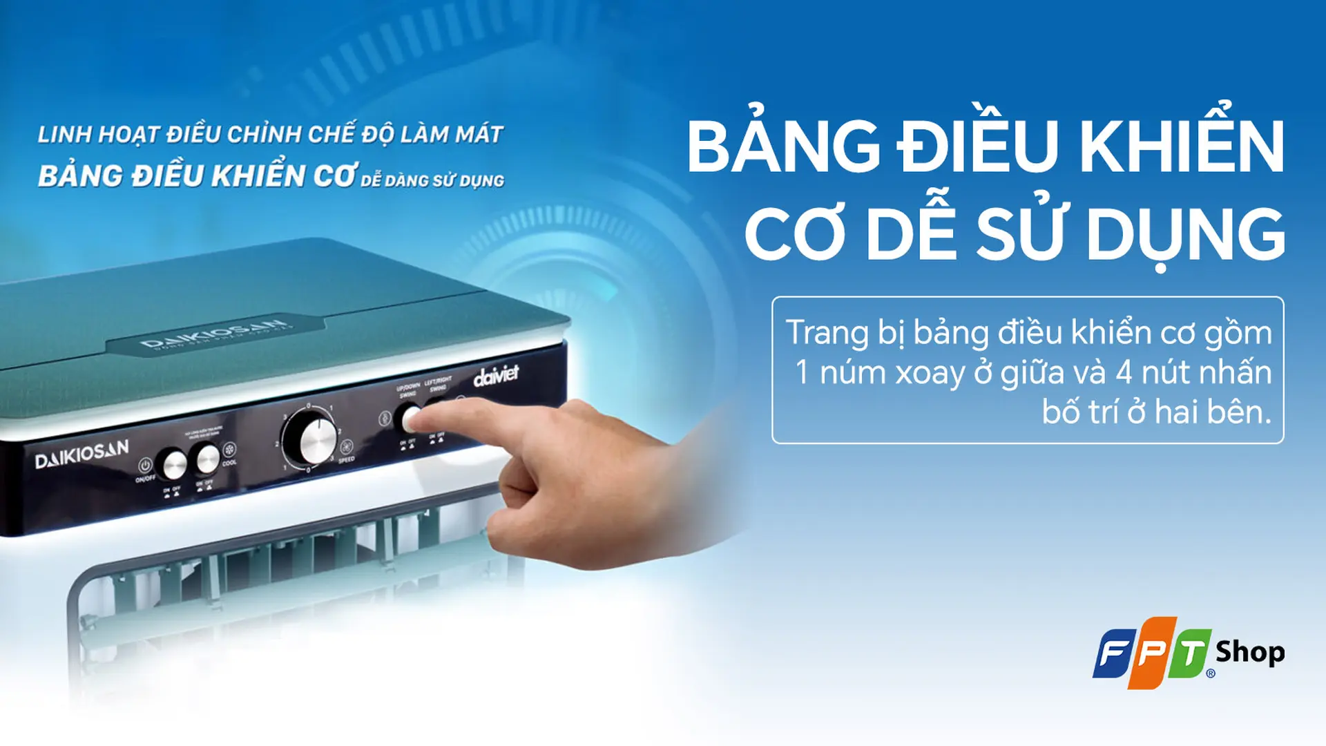 Quạt điều hòa Daikiosan DM116 | Chính hãng, giá tốt nhất