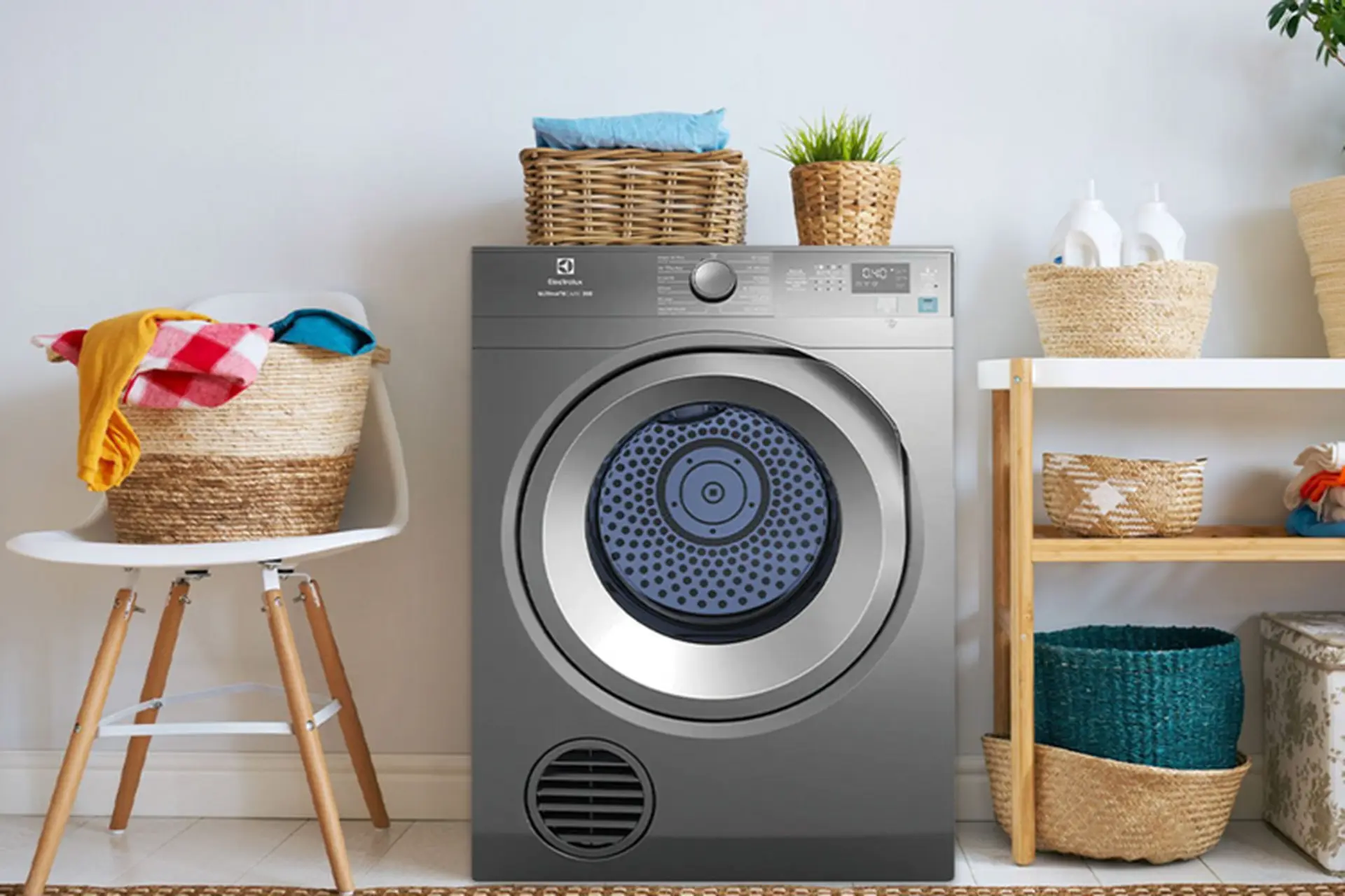 Đánh giá máy sấy thông hơi Electrolux 8.5 kg EDS854N3SB, công nghệ sấy ...