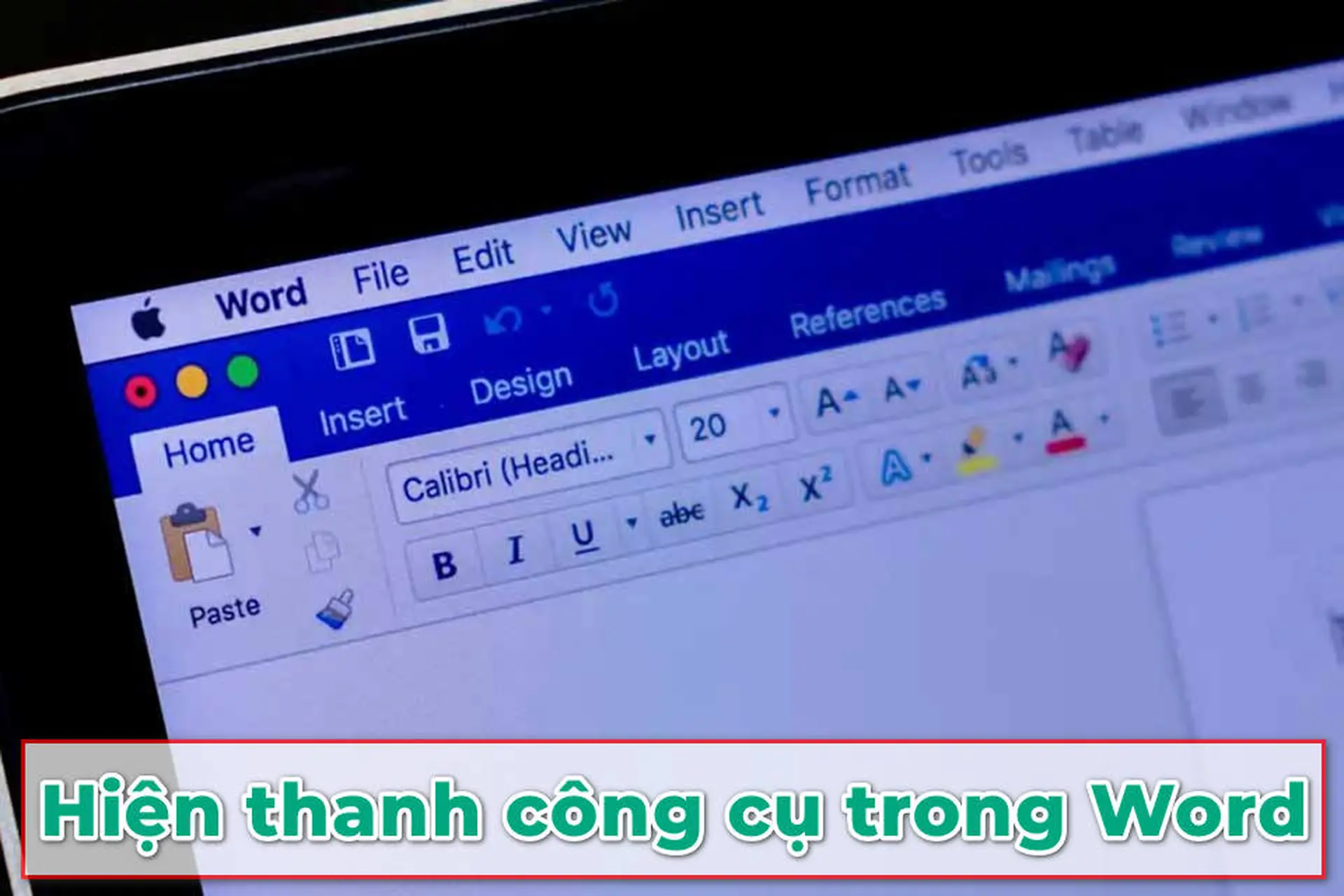 4 cách hiện thanh công cụ trong Word để tối ưu hóa quy trình làm việc