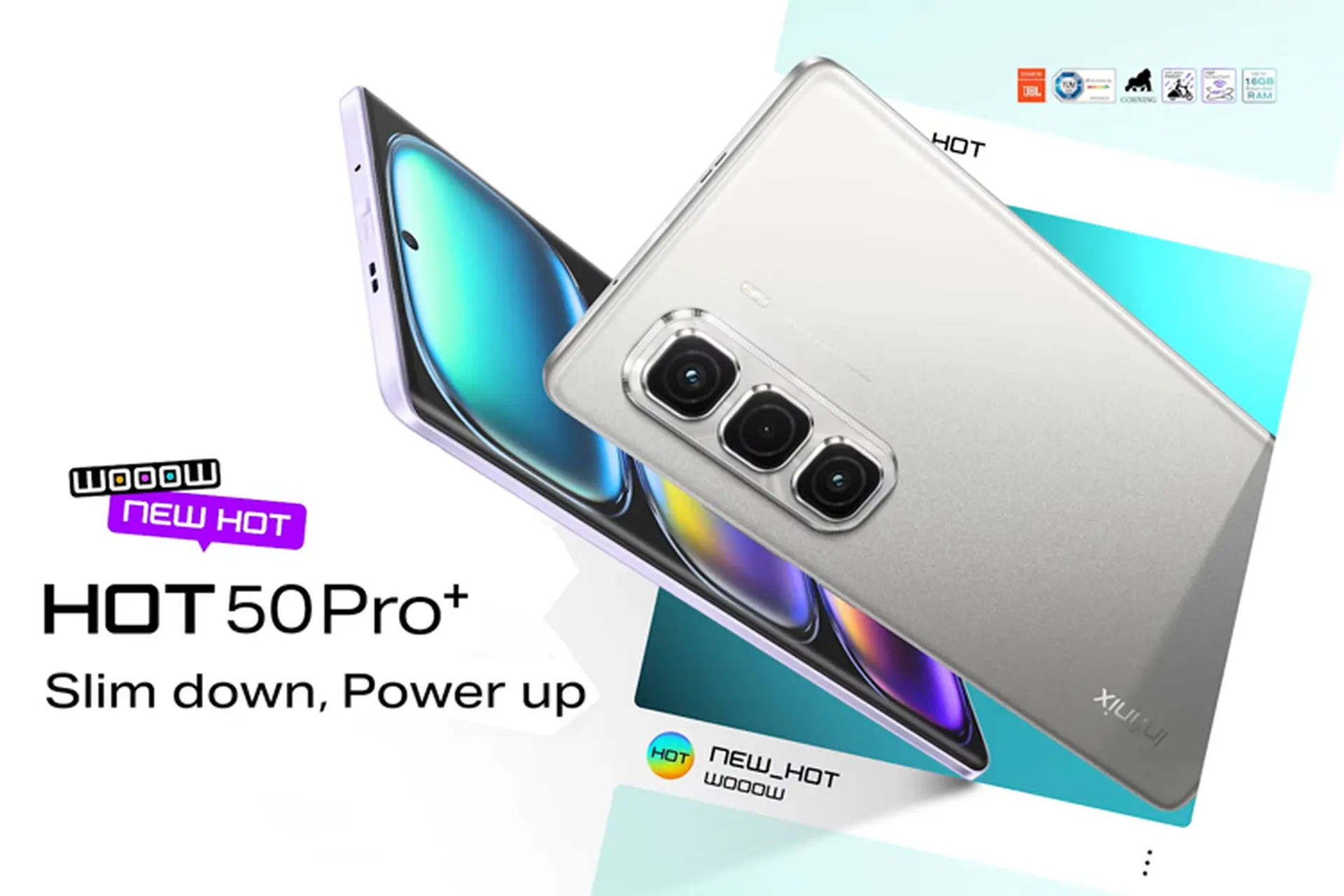 Infinix Hot 50 Pro+ chính thức ra mắt với màn hình AMOLED 120Hz và ...