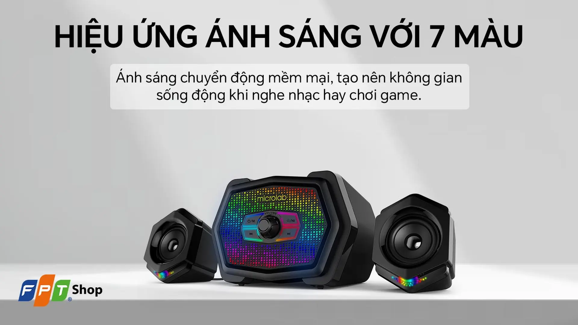 Loa dàn 2.1 Microlab U220 | Âm thanh rõ nét, nhỏ gọn, giá rẻ