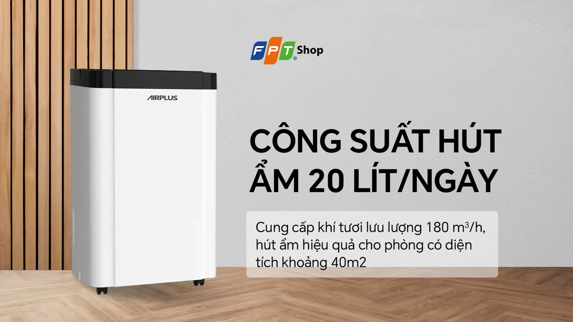 Máy hút ẩm không khí Airplus AP20-1909EE chính hãng, giá rẻ