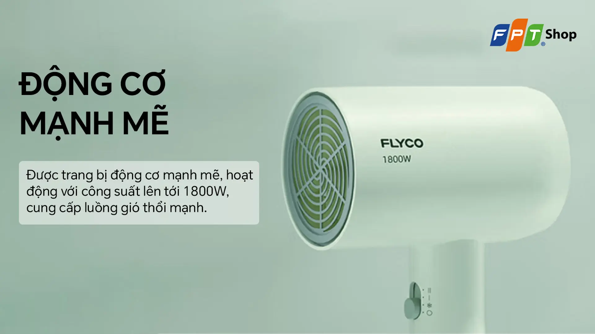 Máy sấy tóc Flyco FH1622VN giá tốt | BH 24 tháng, giao ngay