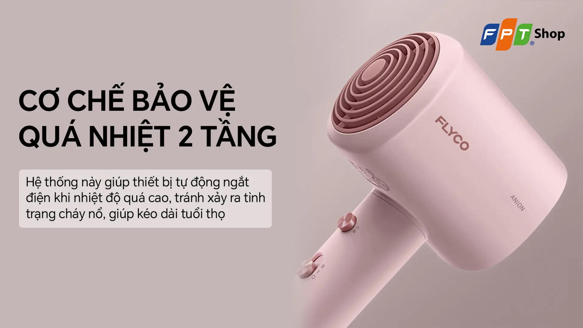 Máy sấy tóc Flyco FH1630VN chính hãng | Giá tốt, BH 2 năm