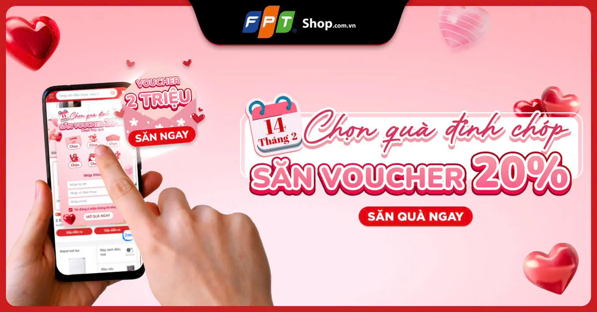 [Minigame] 14.02 Chọn Quà Đỉnh Chóp Săn Voucher 20%