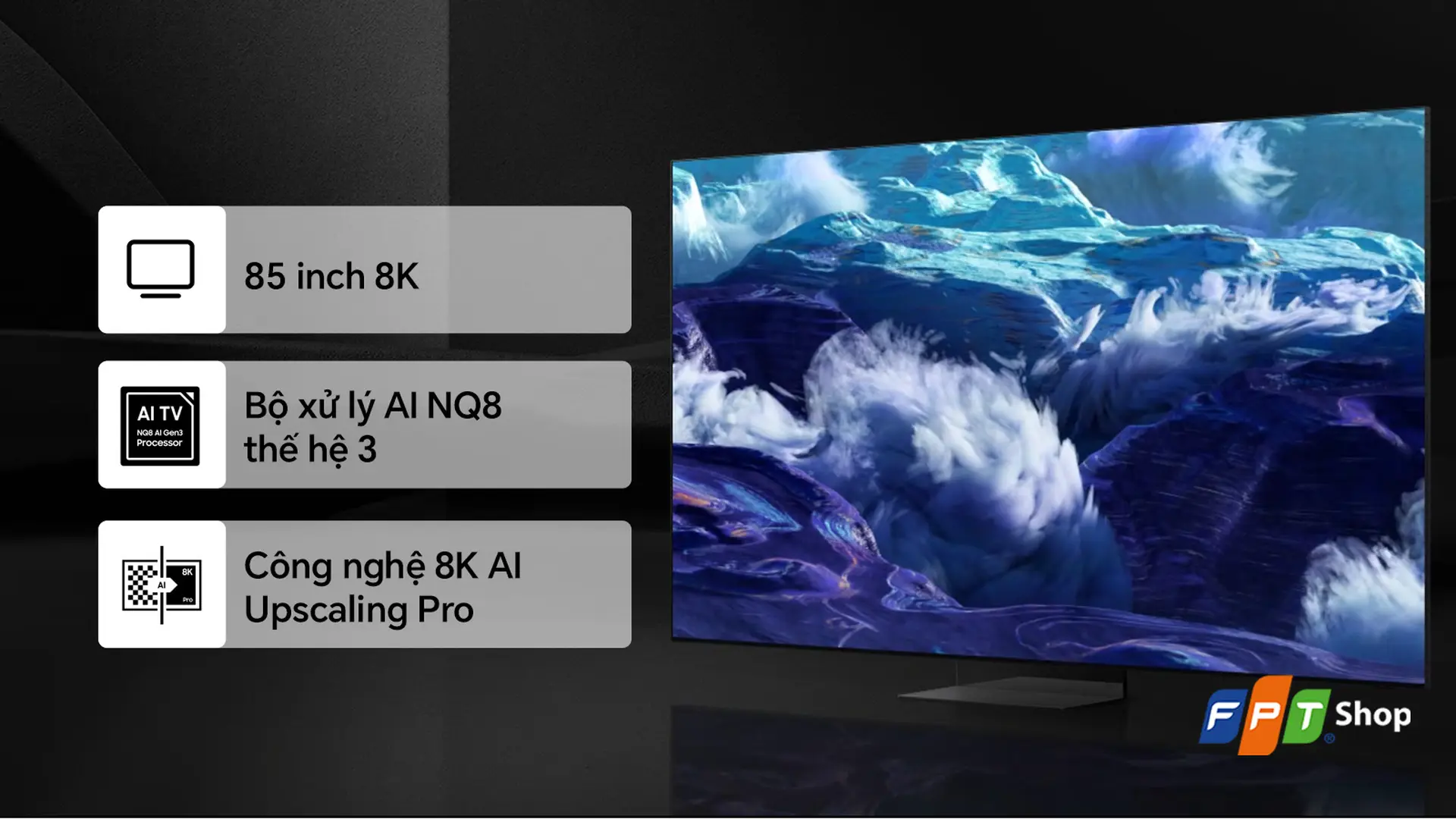 Smart Tivi Samsung QA85QN950F 8K 85 inch - Giá ưu đãi