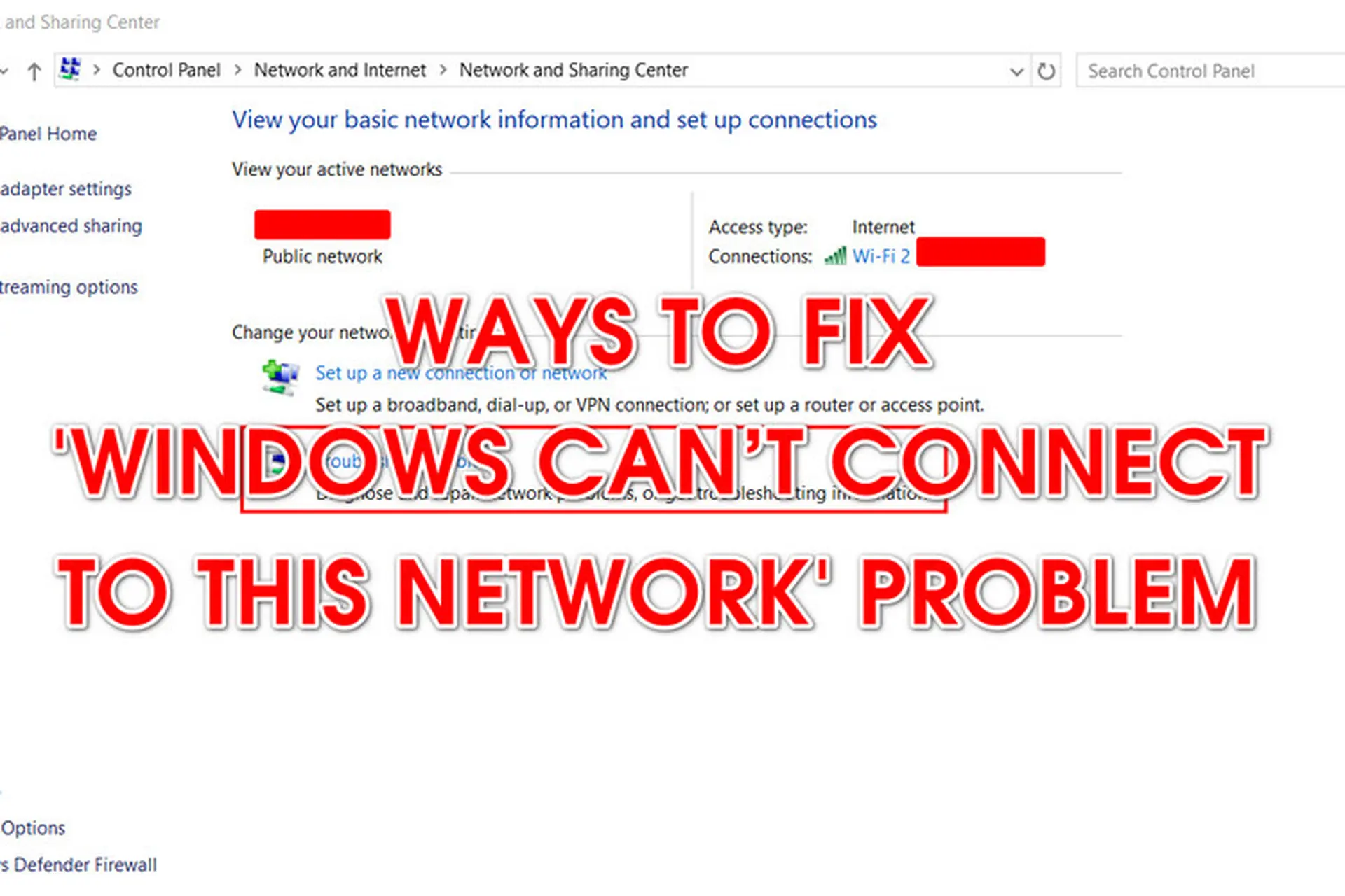 Sửa lỗi Can't connect to this network Win 10: Sửa lỗi cực nhanh với 1 ...