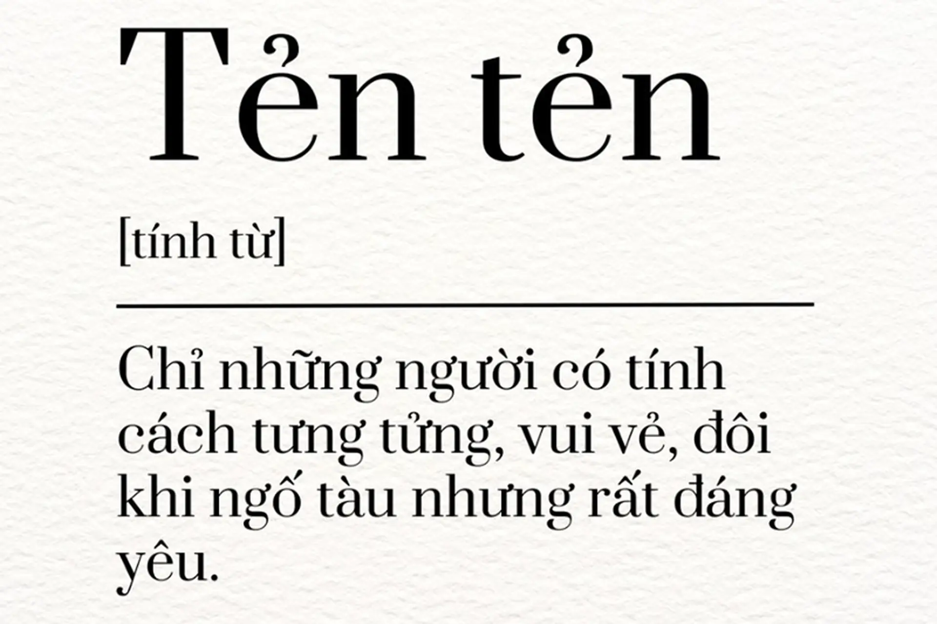 Tẻn tẻn là gì? Khám phá ý nghĩa thú vị và nguồn gốc viral của "tẻn tẻn"