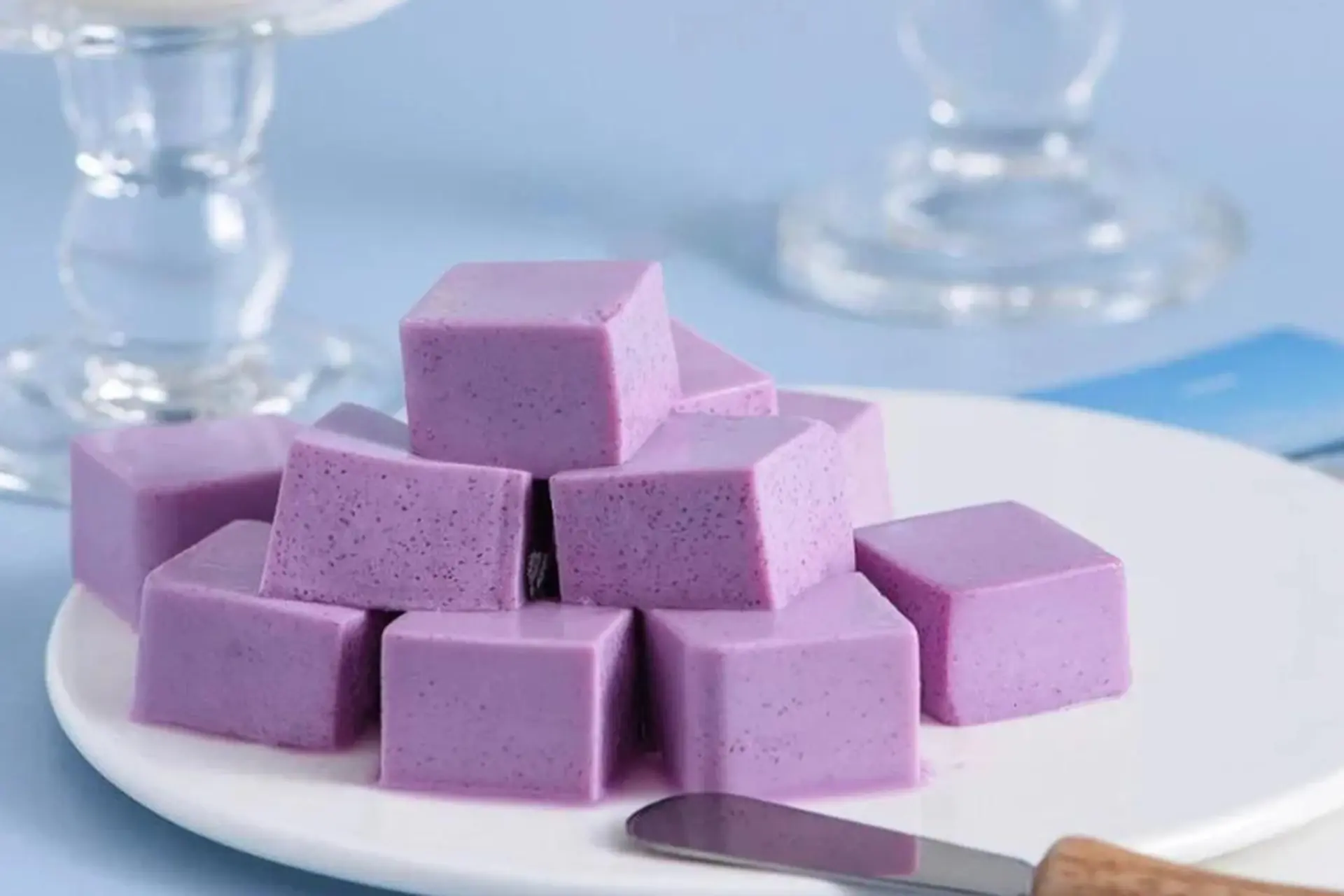 2 công thức thạch pudding khoai môn thơm ngon, béo ngậy