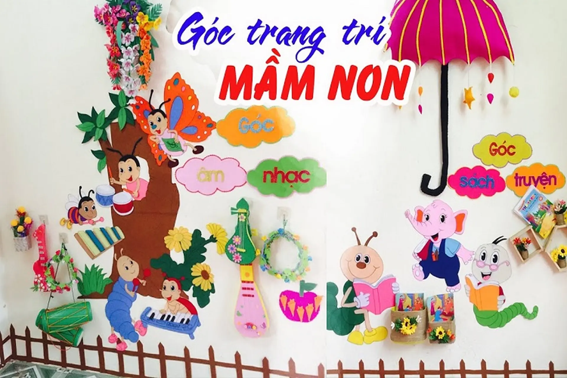 50+ mẫu trang trí lớp mầm non theo hướng mở mới nhất 2025