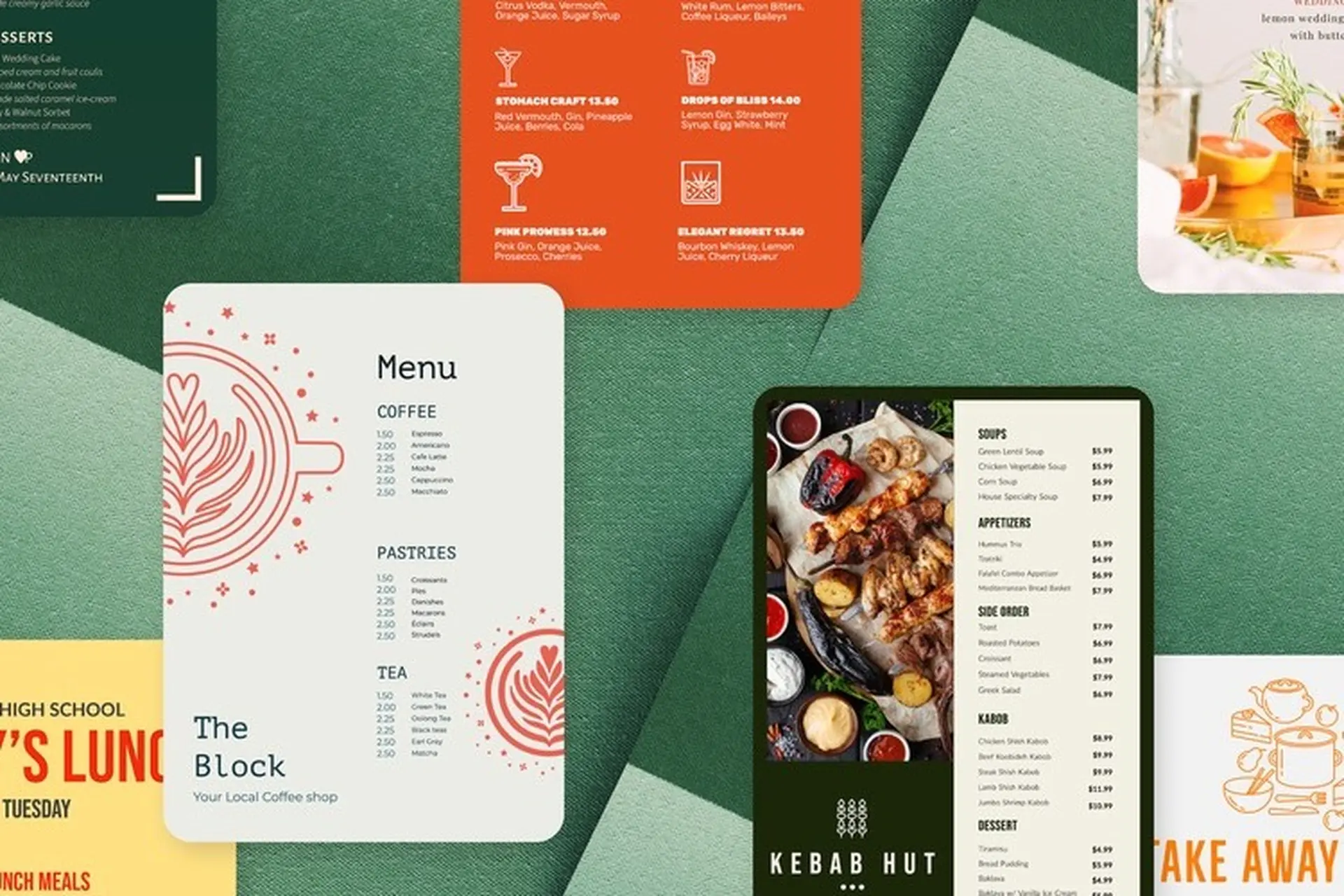 Tổng hợp các web thiết kế menu miễn phí, đa dạng phong cách