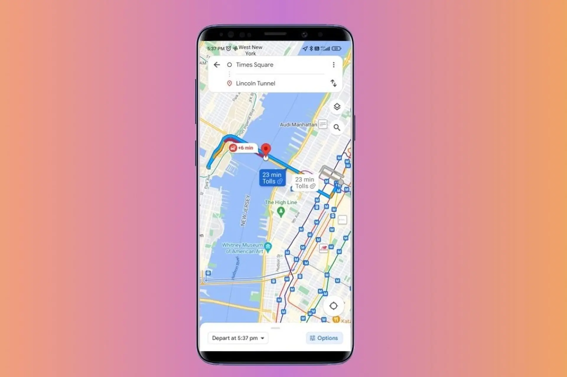 Cách xem tình trạng kẹt xe trên Google Maps trên điện thoại và máy tính ...