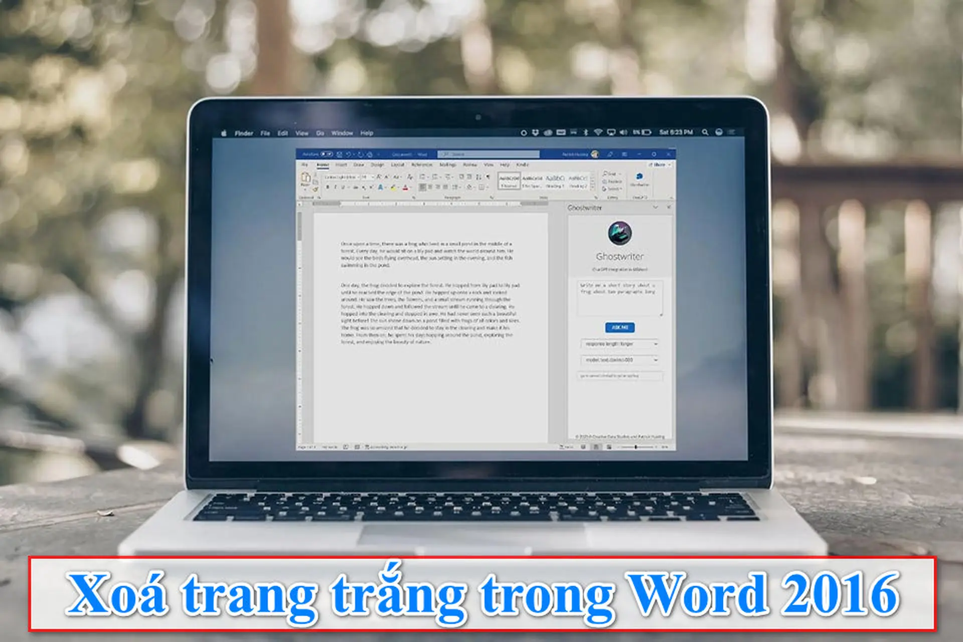 Cách xóa trang trắng trong Word 2016 giúp tài liệu chuyên nghiệp hơn