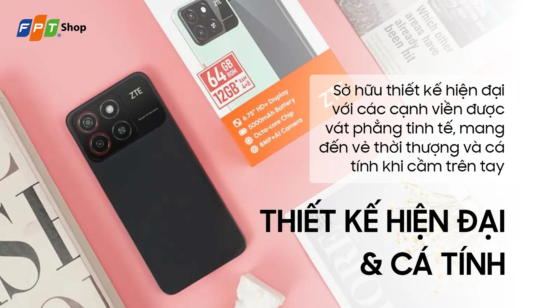 Điện thoại ZTE Blade A35 4GB/64GB - Chính hãng, giá tốt, có trả góp