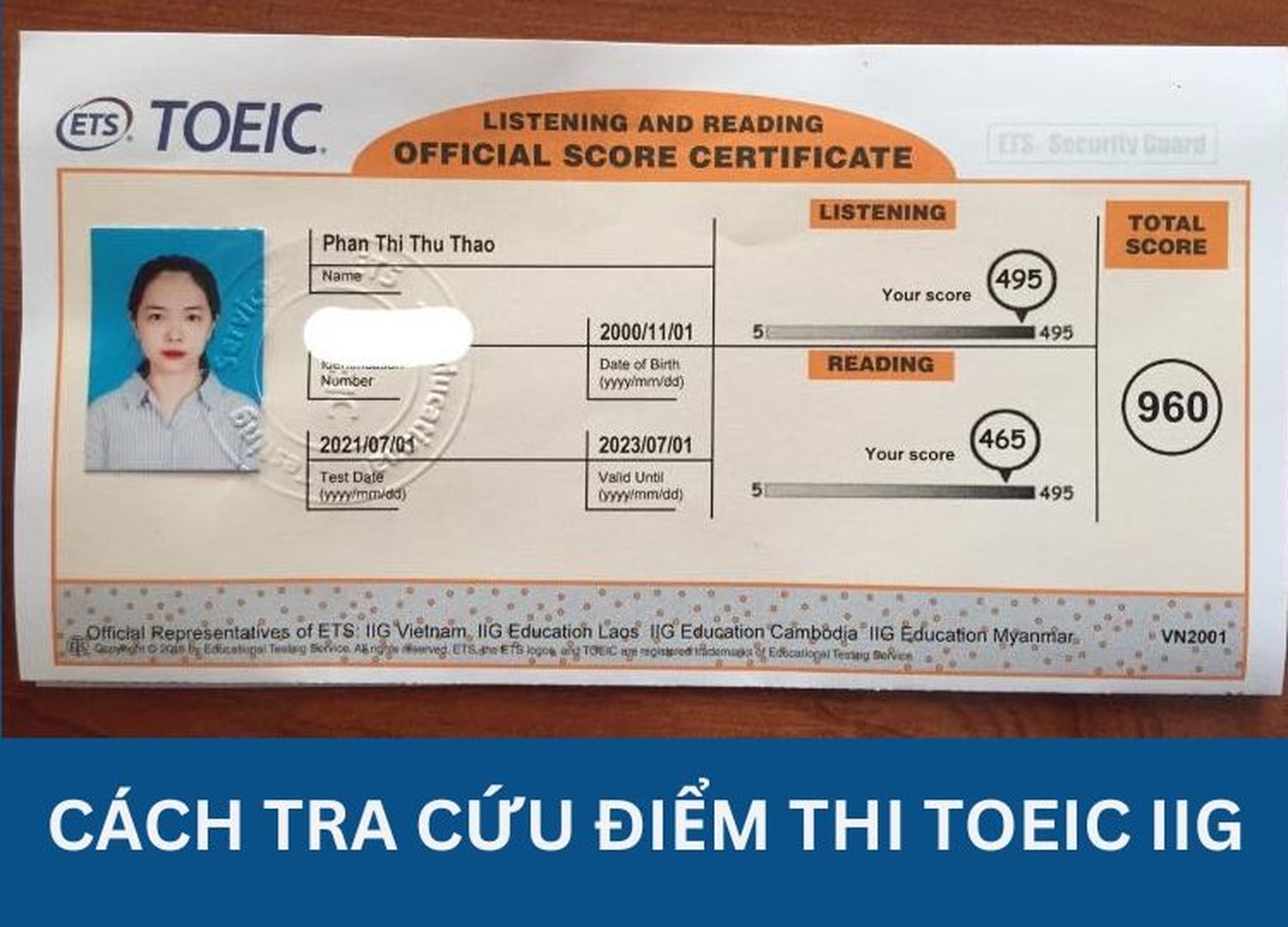 Tra điểm thi TOEIC IIG: Hướng dẫn chi tiết và nhanh chóng