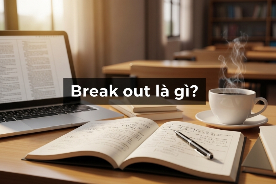 Break out là gì trong tiếng anh? Cách sử dụng hiệu quả cụm động từ ...