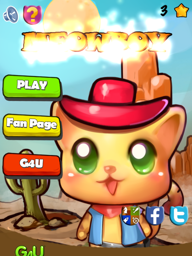 Thử làm cao bồi và chiến đấu trong Meow Boy