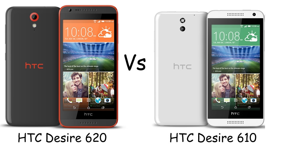 Những điểm giống và khác nhau trên HTC Desire 620 và HTC Desire 610