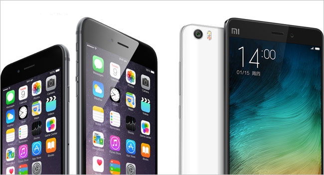 So sánh nhanh Xiaomi Mi Note Pro với Apple iPhone 6 Plus