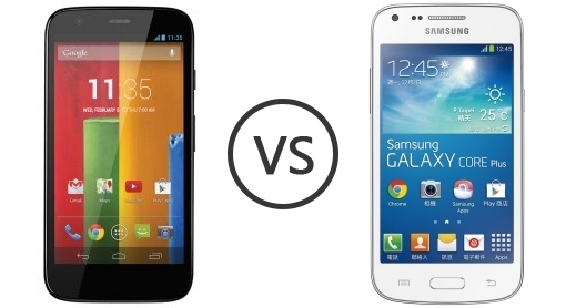 So sánh chi tiết Samsung Galaxy Core 2 và Moto G?