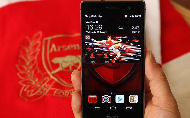 Đánh giá thiết kế và màn hình Huawei Ascend P7 phiên bản Arsenal
