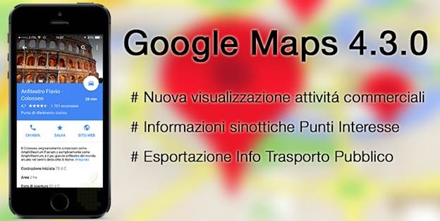Google Maps 4.3.0 cập nhật cho những sản phẩm chạy iOS