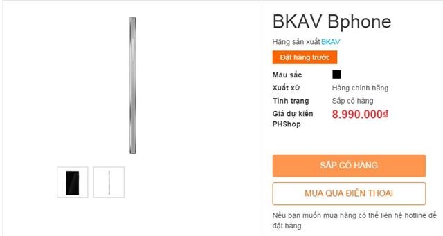 Smartphone của BKAV sẽ sớm được ra mắt