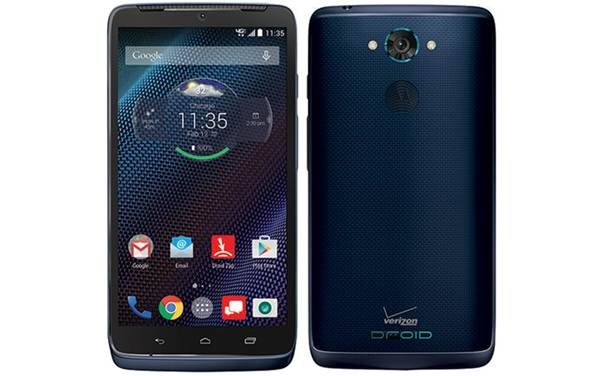 Motorola Droid Turbo phiên bản màu xanh được bán bởi Verizon