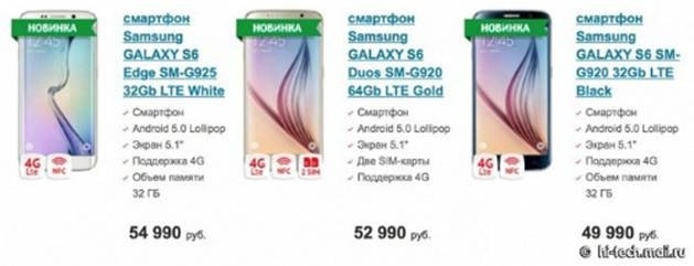 Galaxy Duos S6, phiên bản SIM kép cao cấp của Samsung sẽ có mặt tại Nga