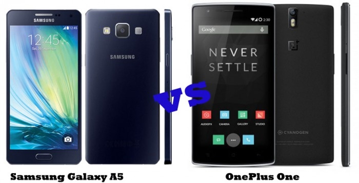 So sánh Samsung Galaxy A5 vs OnePlus One