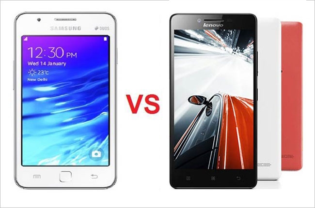 So sánh Lenovo A6000 với Samsung Z1 Tizen