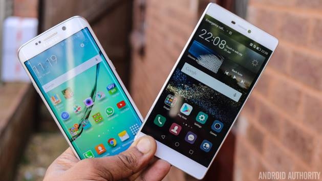 So sánh Galaxy S6 Edge và Huawei P8: Thiết kế, màn hình, hiệu năng