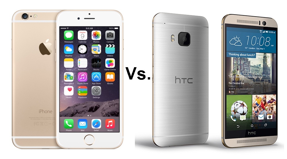 So sánh hiệu năng, phần mềm của HTC One M9 và iPhone 6
