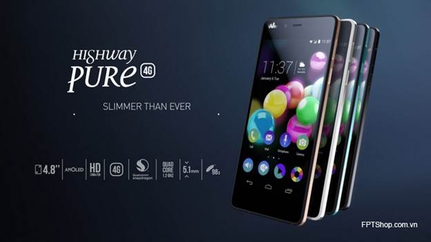 Đánh giá nhanh chiếc điện thoại Wiko Highway Pure