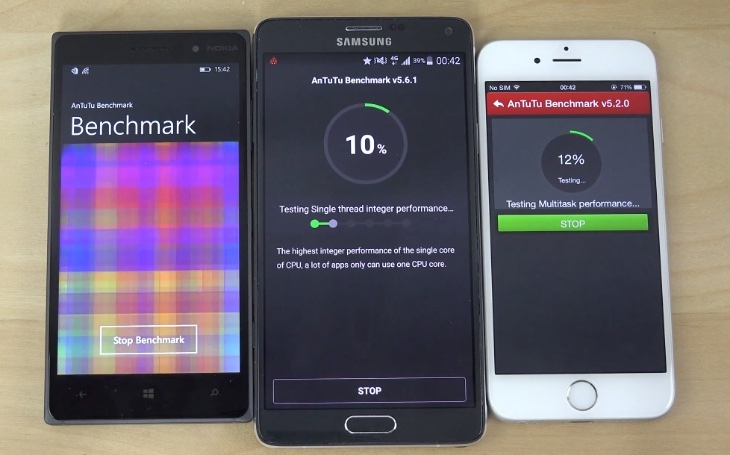 So sánh Windows 10 với Android 5.0 và iOS 8.3