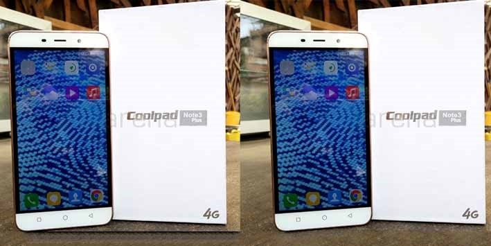 Coolpad Note 3 Plus ra mắt với giá bán từ 3 triệu đồng