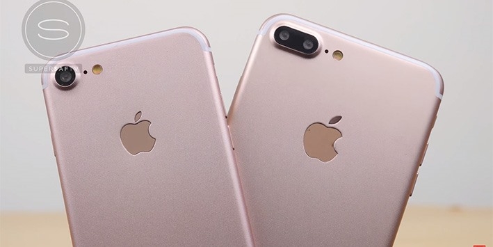 Video so sánh rõ nét iPhone 7 và iPhone 7 Plus