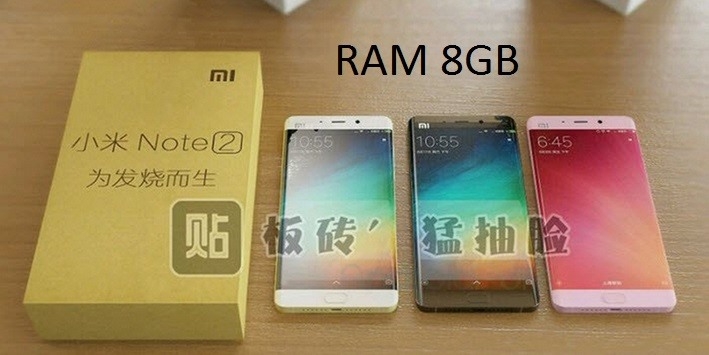 Xiaomi Mi Note 2 sẽ có bản Pro với 8GB RAM!