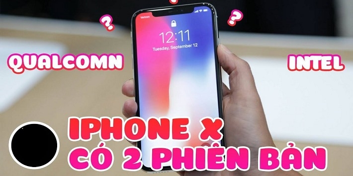 iPhone X dùng modem Qualcomm