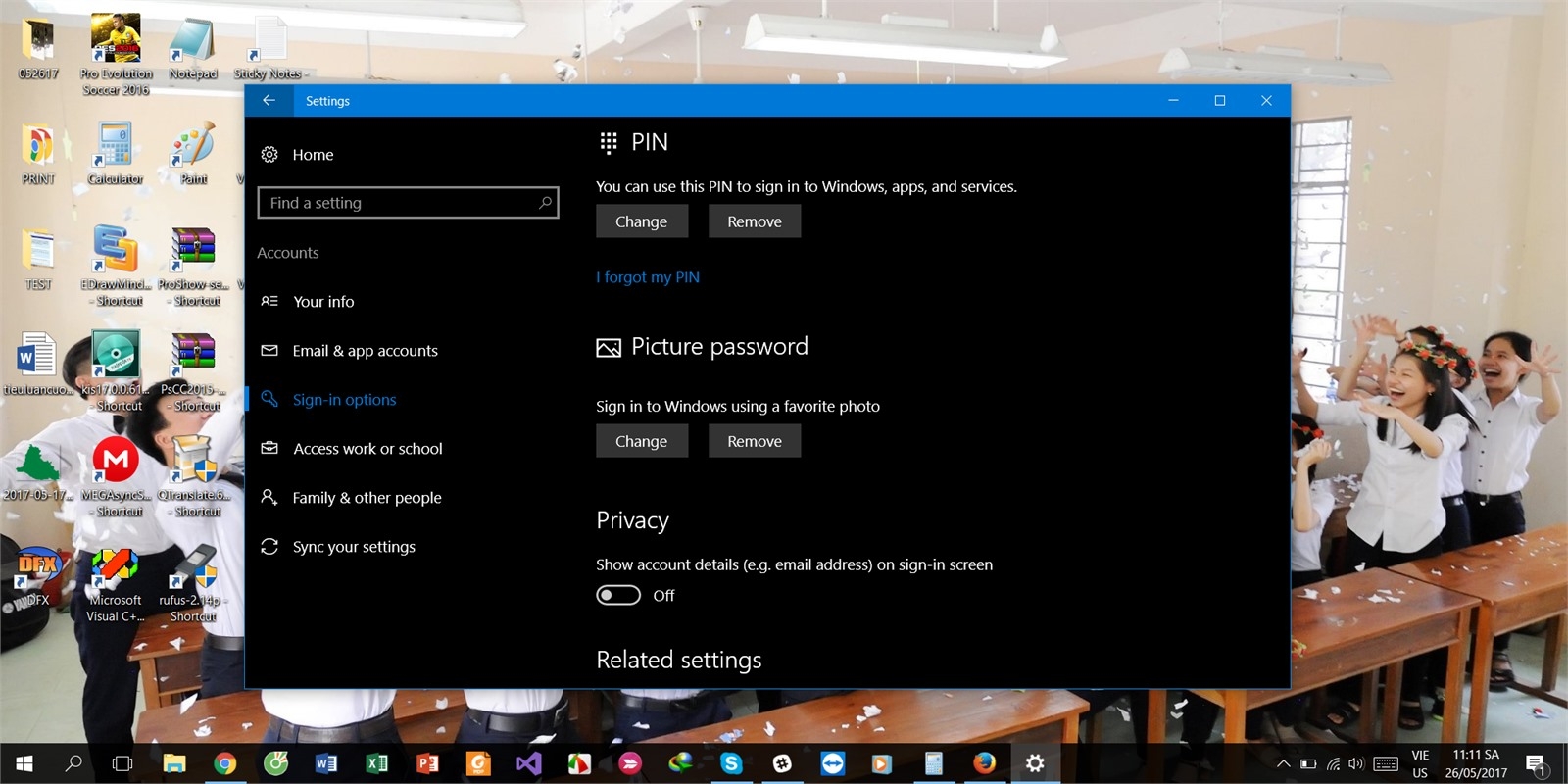 Mẹo đăng nhập Windows 10 bằng hình ảnh