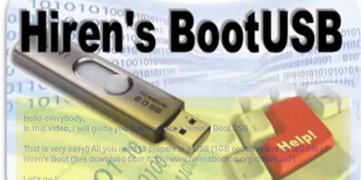 Cách tạo USB Boot bằng Hiren's Boot chuyên nghiệp chỉ với 1 click