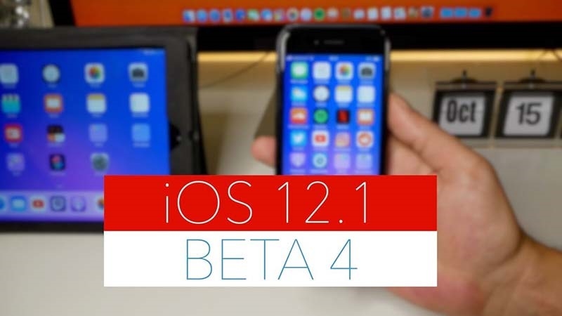 Apple tiếp tục phát hành iOS 12.1 beta 4, sửa lỗi tồn đọng