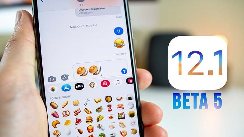 Apple phát hành bản cập nhật iOS 12.1 beta 5: Tập trung sửa lỗi