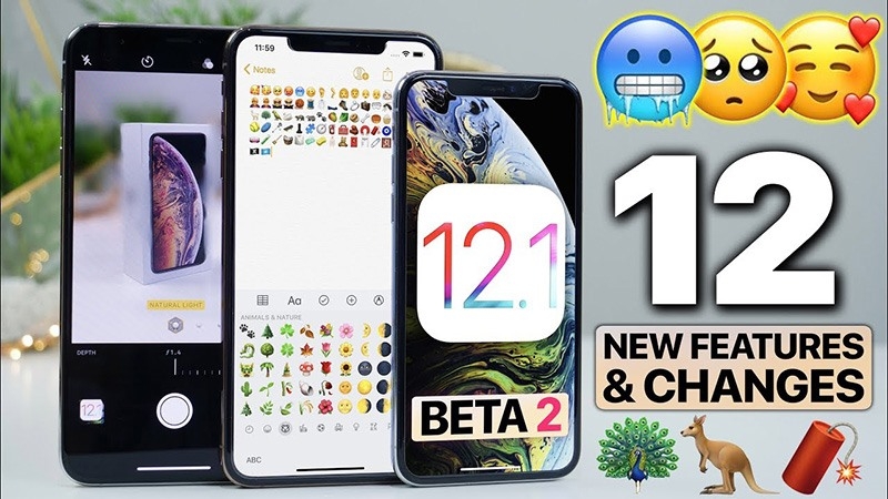 Apple phát hành iOS 12.1 beta 2 với hơn 70 biểu tượng cảm xúc mới