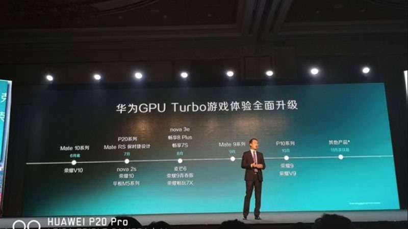 Huawei công bố lộ trình update công nghệ GPU Turbo