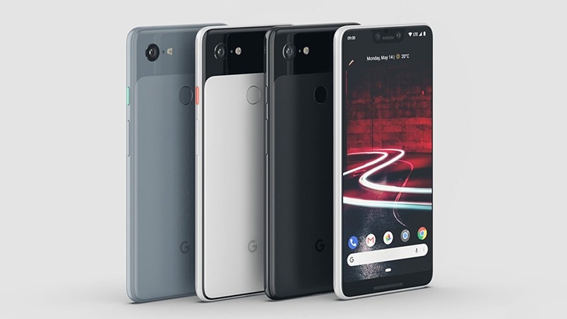Hình ảnh render concept mới của Pixel 3 XL với 3 màu đẹp mắt