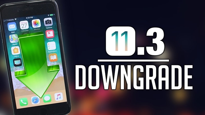 Hạ cấp về phiên bản iOS 11.3 Beta 5 trước khi Apple khóa sign
