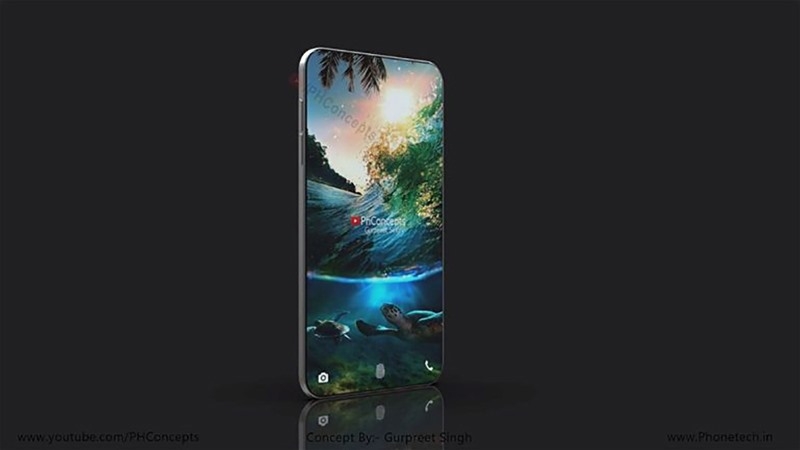 Concept LG X8 màn hình không viền, camera selfie “thò thụt”