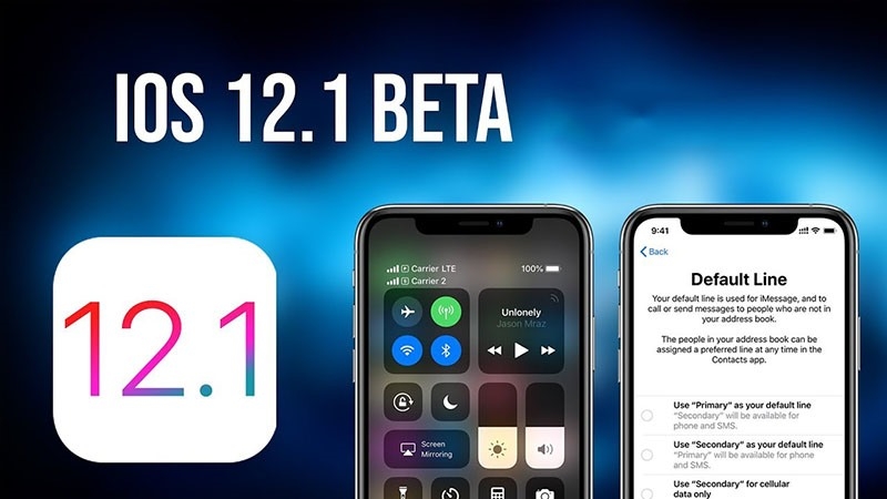 Apple chính thức phát hành bản beta đầu tiên của iOS 12.1